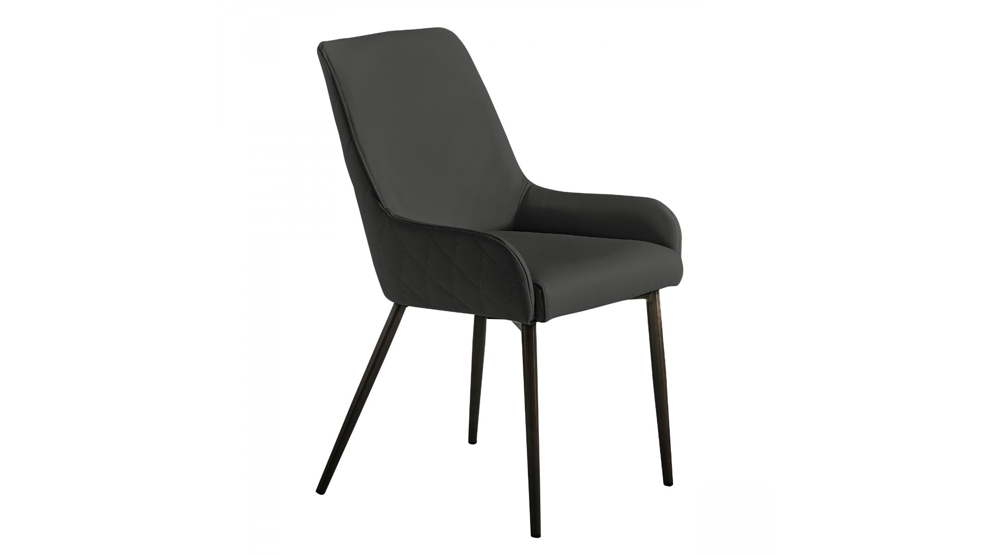 Centro Leather Dining Chair - Shale | Harvey Norman