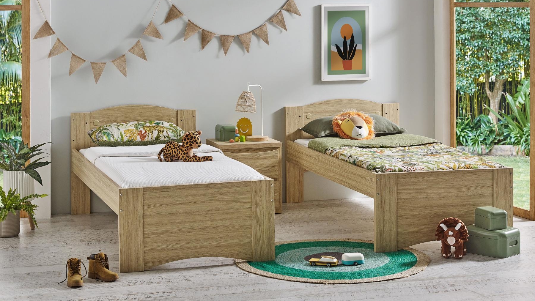 Jungle Lowline Bunk Bed | Harvey Norman