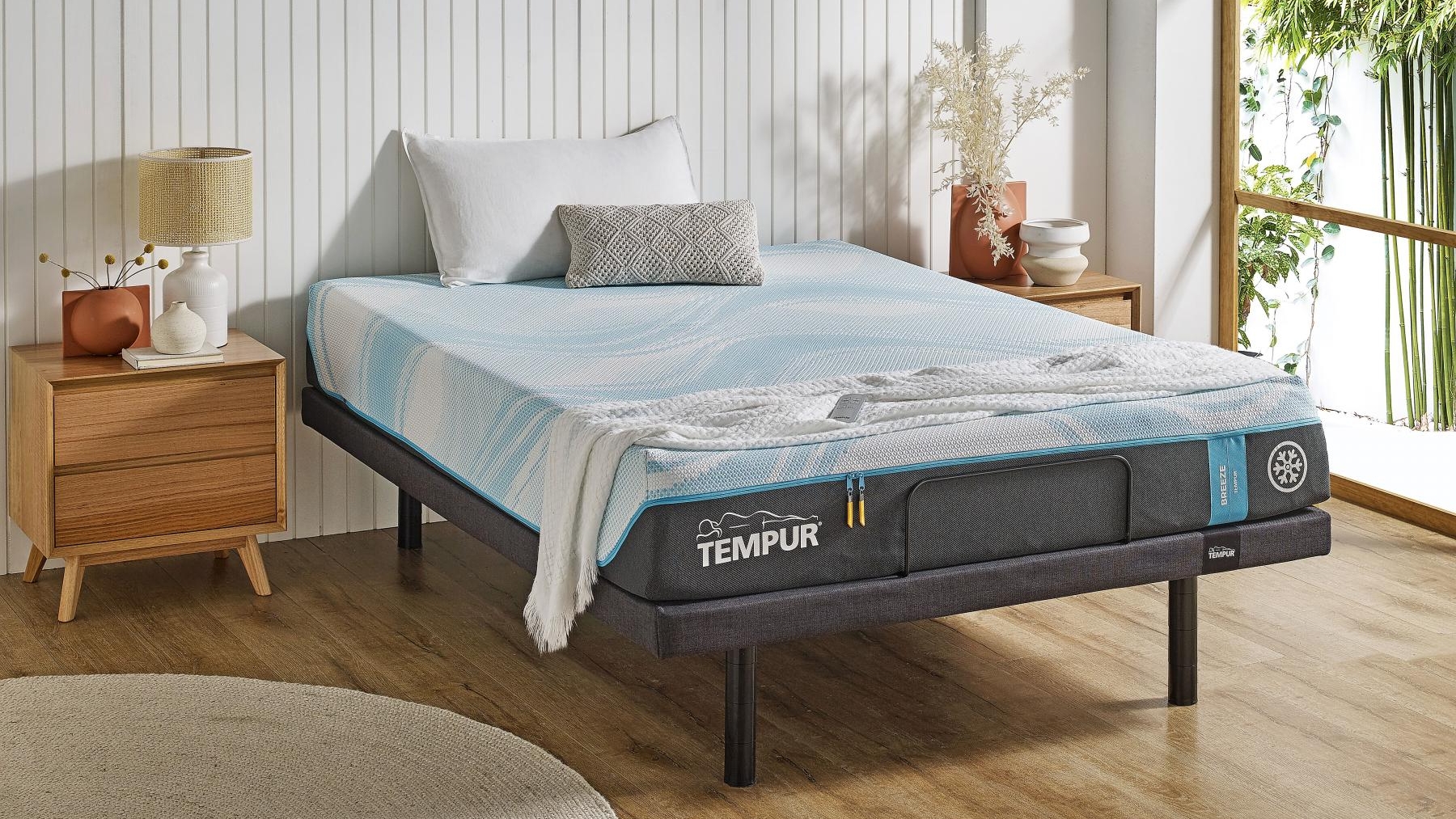 TEMPUR Breeze Medium Firm Mattress - Double | Harvey Norman