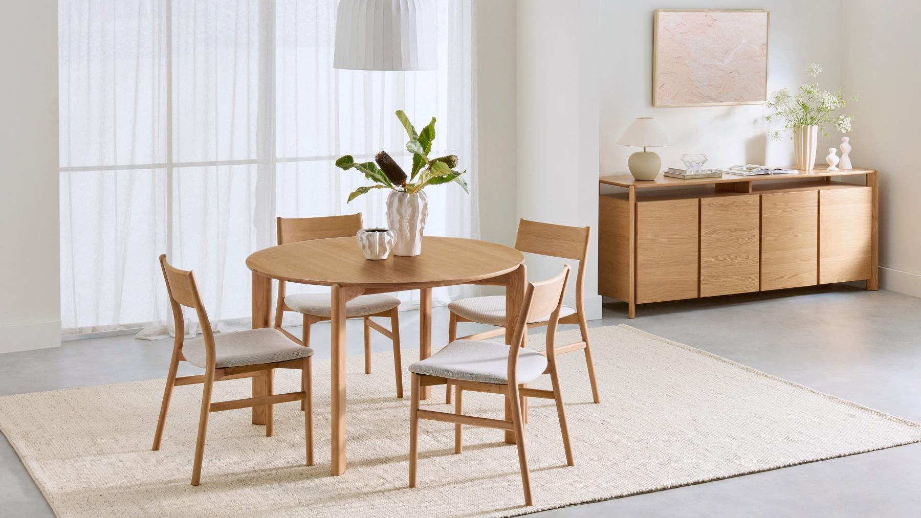 Aries Dining Table - 120cm | Harvey Norman