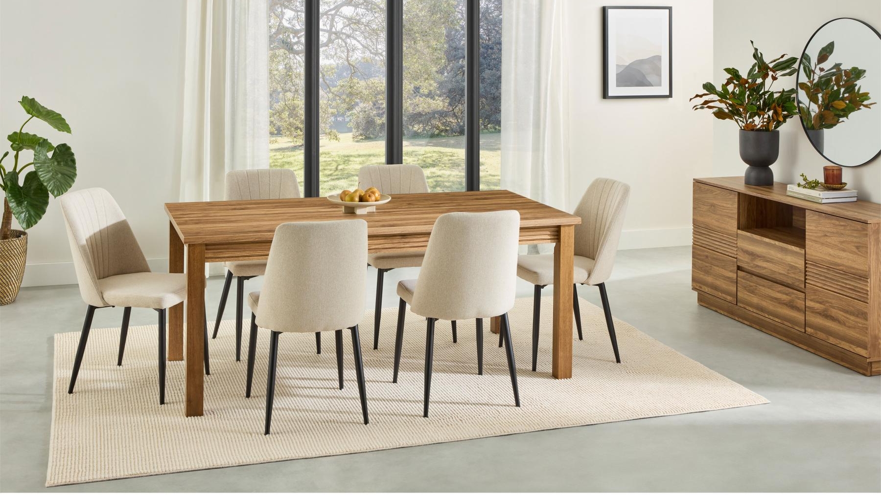 Piper Dining Table - 180cm | Harvey Norman