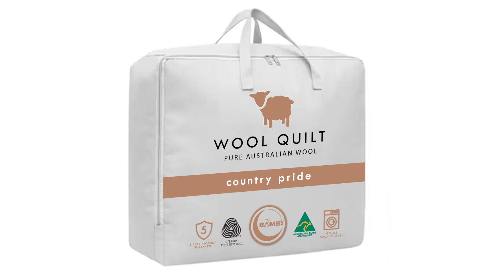 Country Pride High Loft Wool King Quilt | Harvey Norman