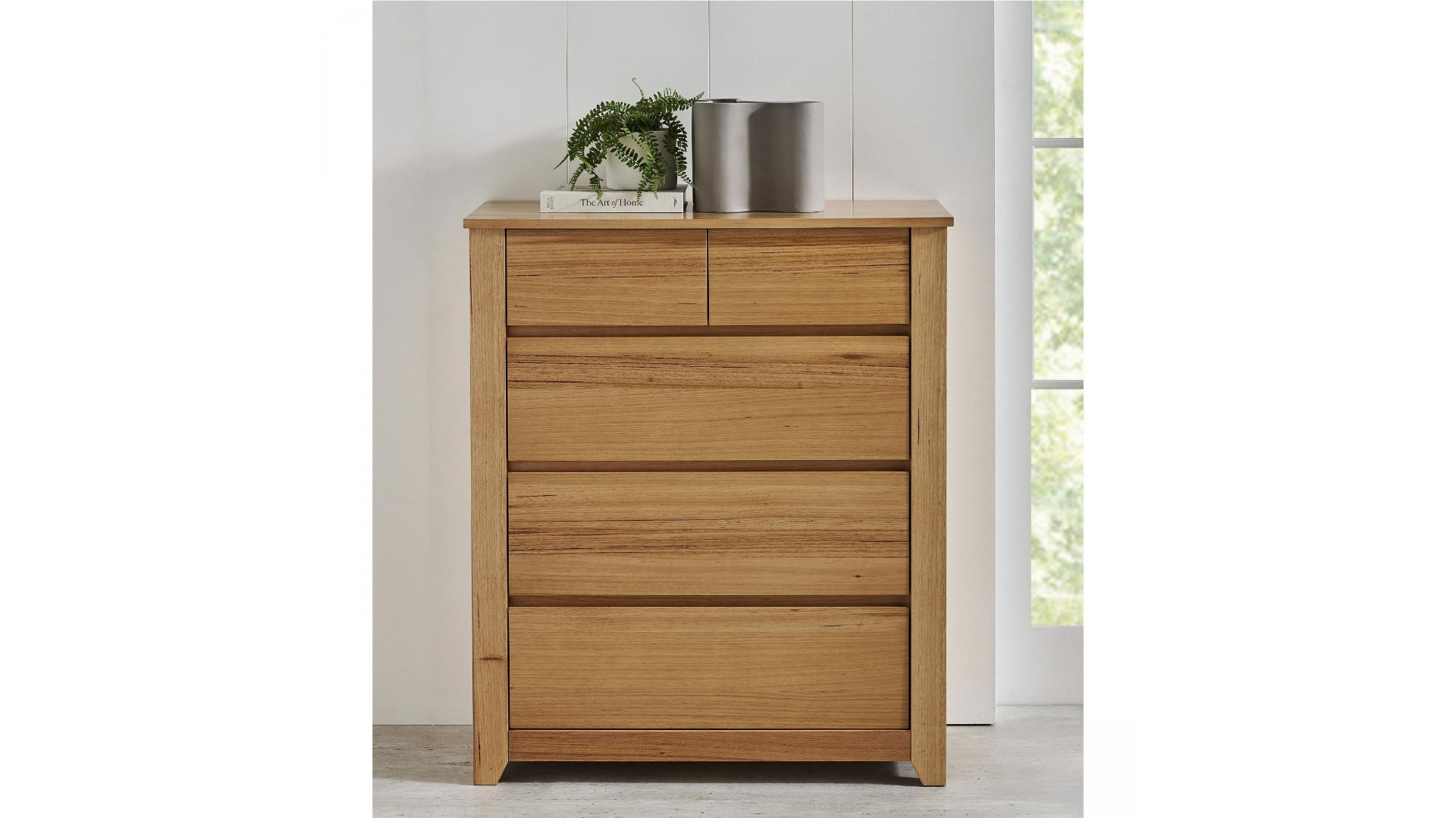 Zander 5-Drawer Tallboy | Harvey Norman