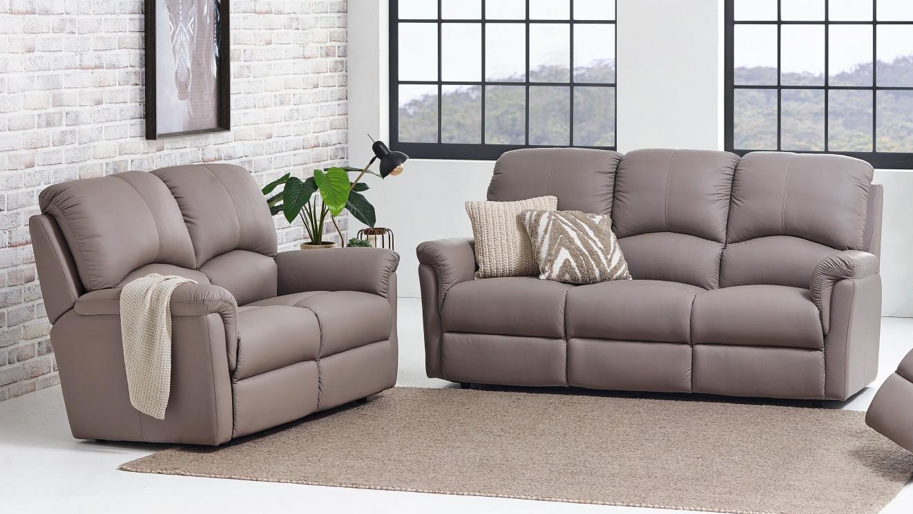 Dona Leather Recliner Sofa | Harvey Norman