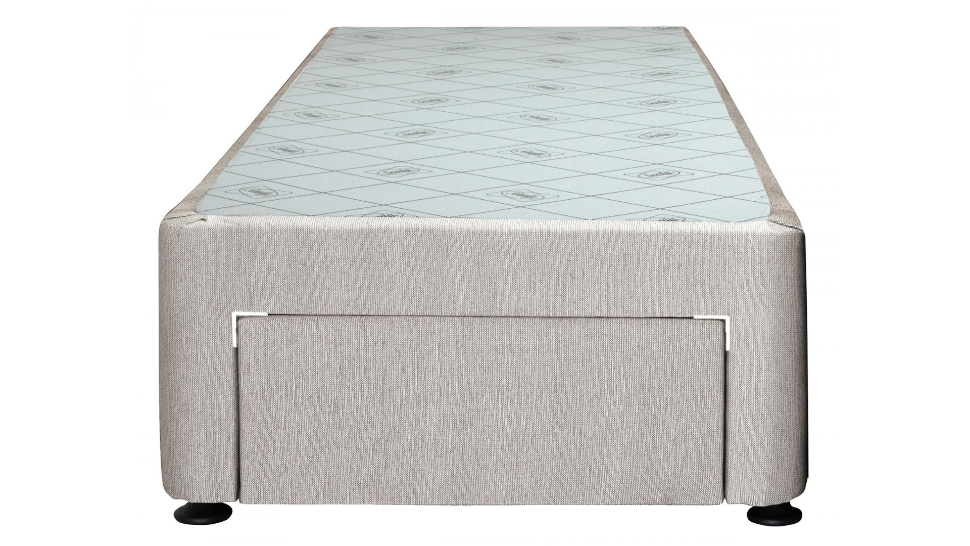 Sealy Posturepedic Spacesaver Silvergum 1 Drawer Front Base Long Single Harvey Norman