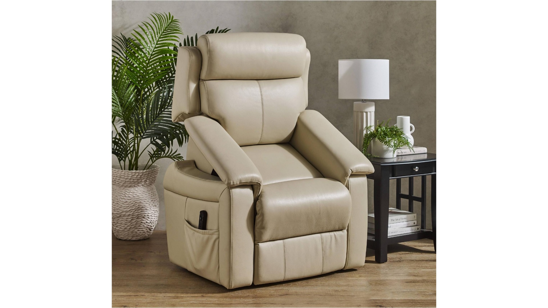 Transit Leather Dual Motor Lift Chair | Harvey Norman