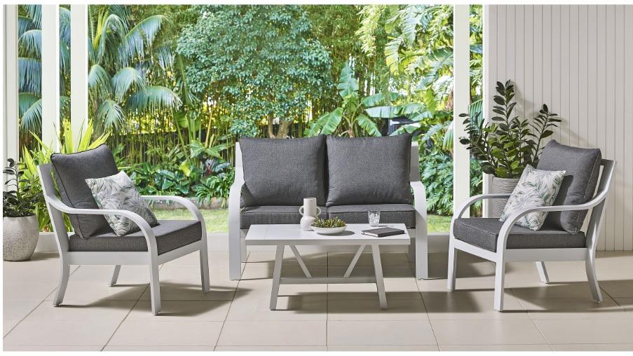 Lili 4-Piece Outdoor Lounge Setting | Harvey Norman