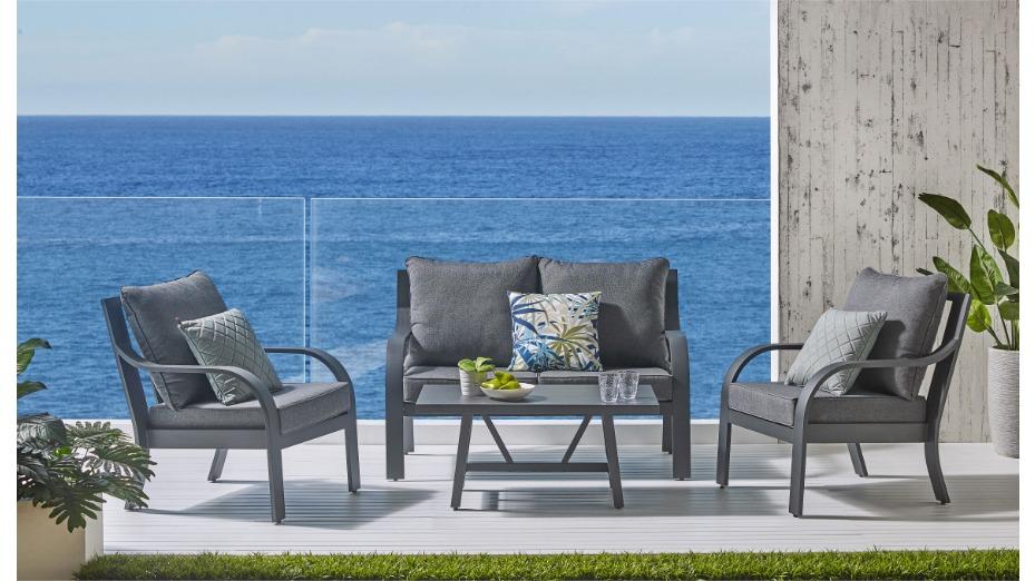 Lili 4-Piece Outdoor Lounge Setting | Harvey Norman