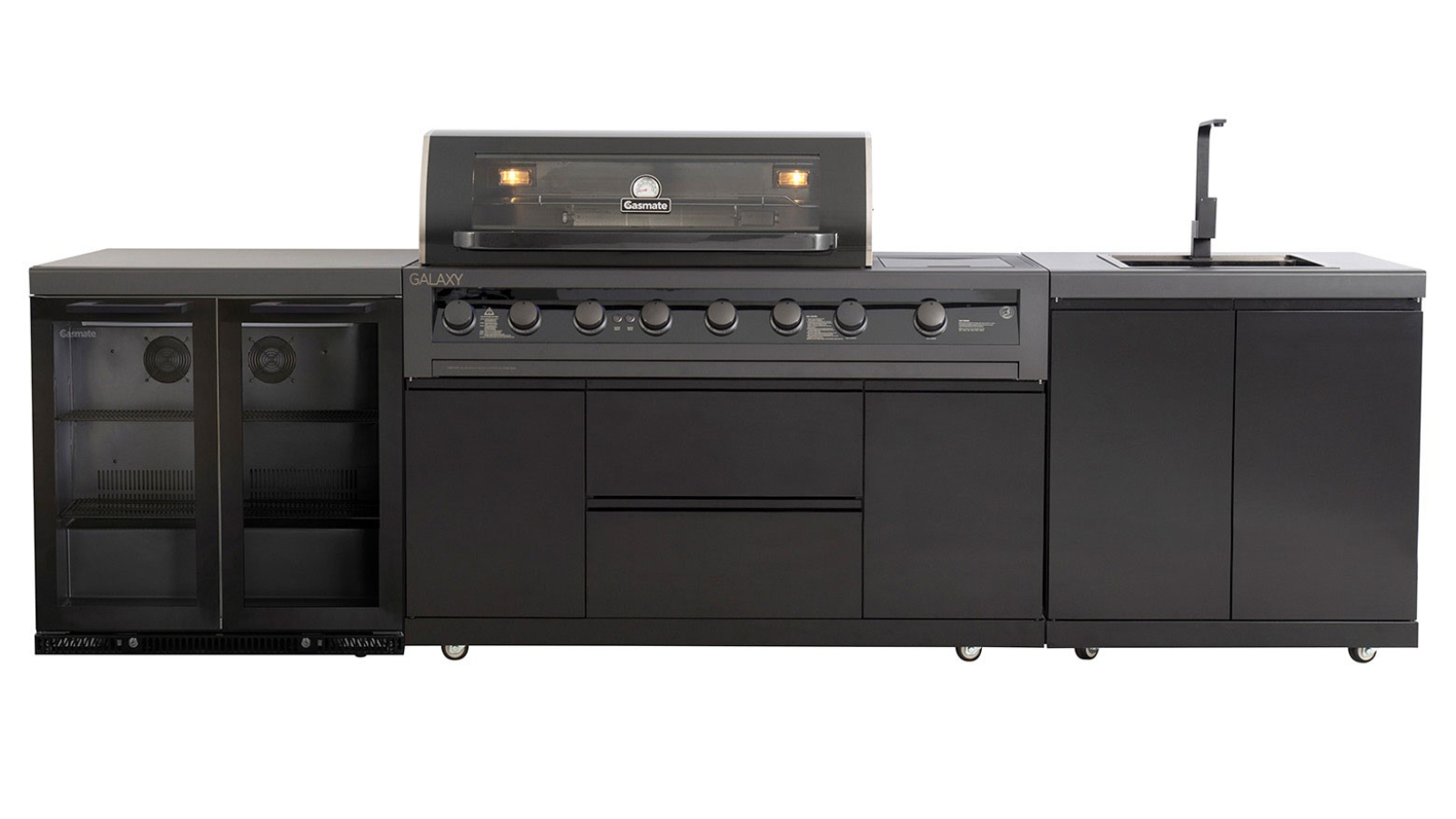 Gasmate Galaxy Gen 2 6-Burner LPG Outdoor Kitchen Bundle | Harvey Norman