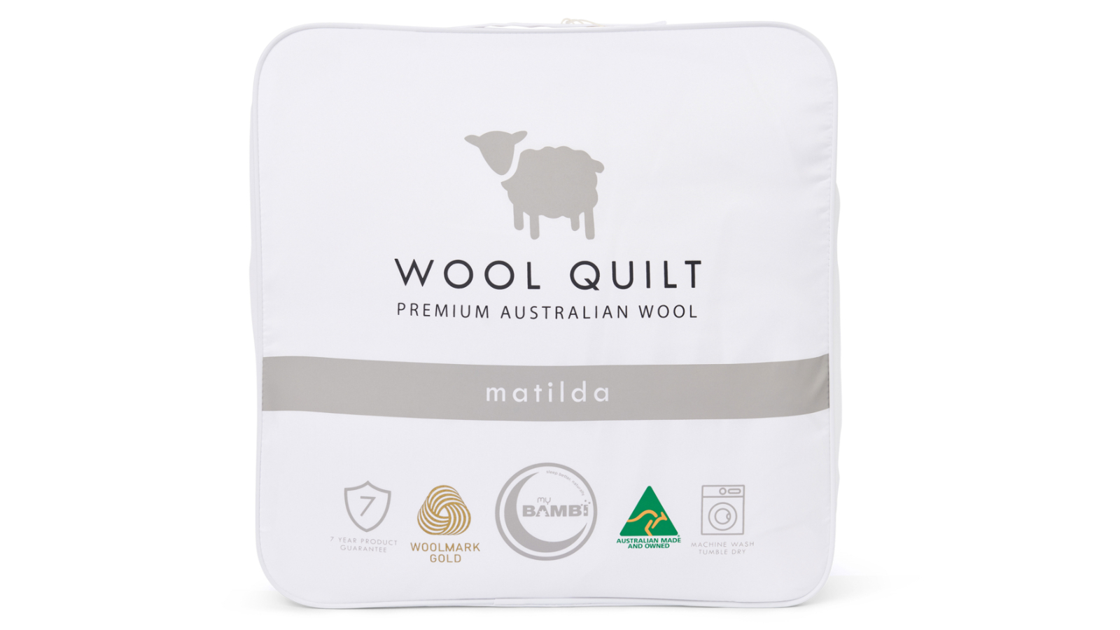 Matilda Woolmark Gold Label Highloft Single Quilt | Harvey Norman