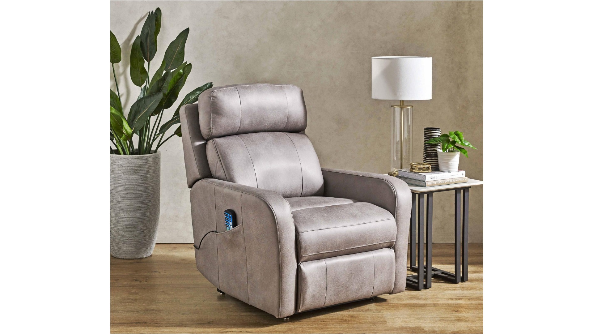 Hallie Fabric Dual Motor Lift Chair | Harvey Norman