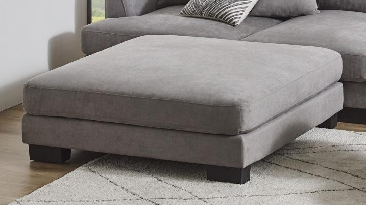 Dayton Fabric Ottoman | Harvey Norman