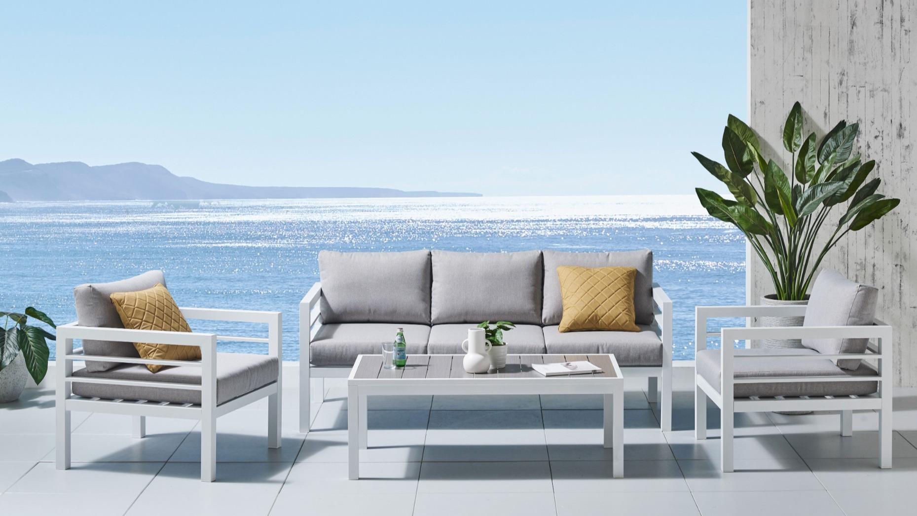 Sedina 4-Piece Outdoor Lounge/Dining Setting | Harvey Norman