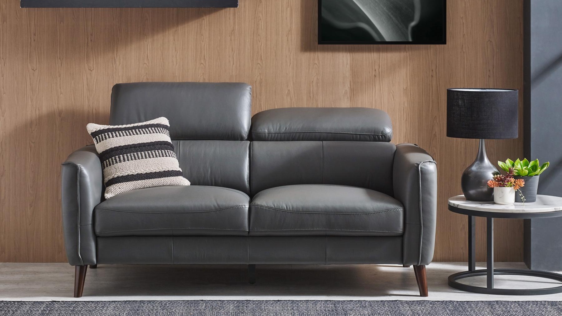 Modena 2-Seater Leather Sofa | Harvey Norman