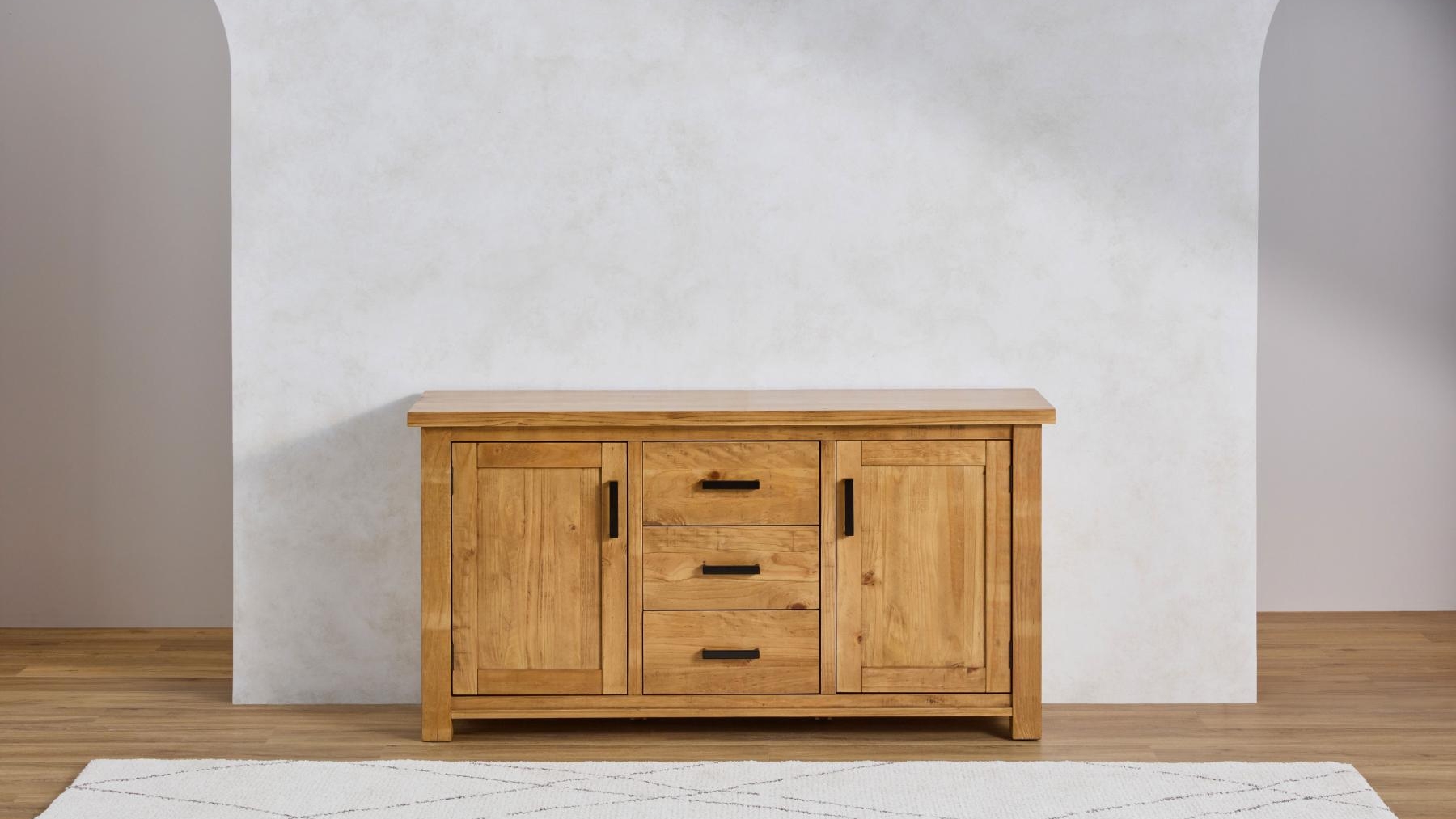 Cobar Light Oak Buffet | Harvey Norman