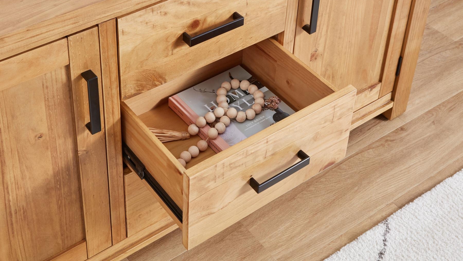 Cobar Light Oak Buffet | Harvey Norman