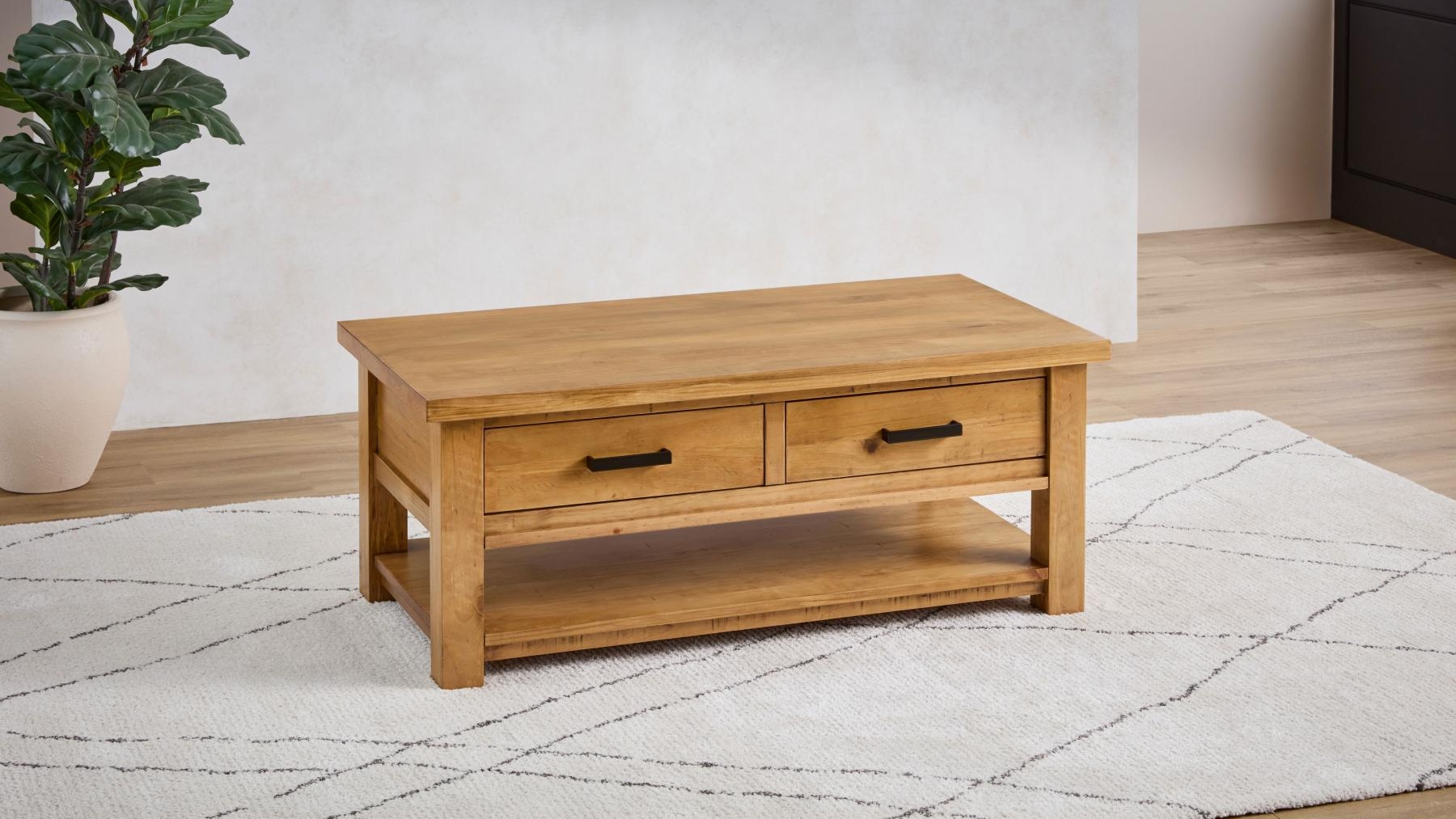 Cobar Light Oak Coffee Table | Harvey Norman