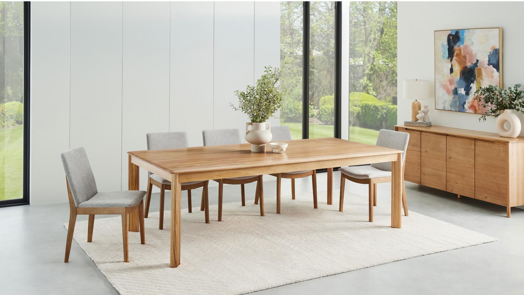 Luella Rectangular Dining Table - 240cm | Harvey Norman