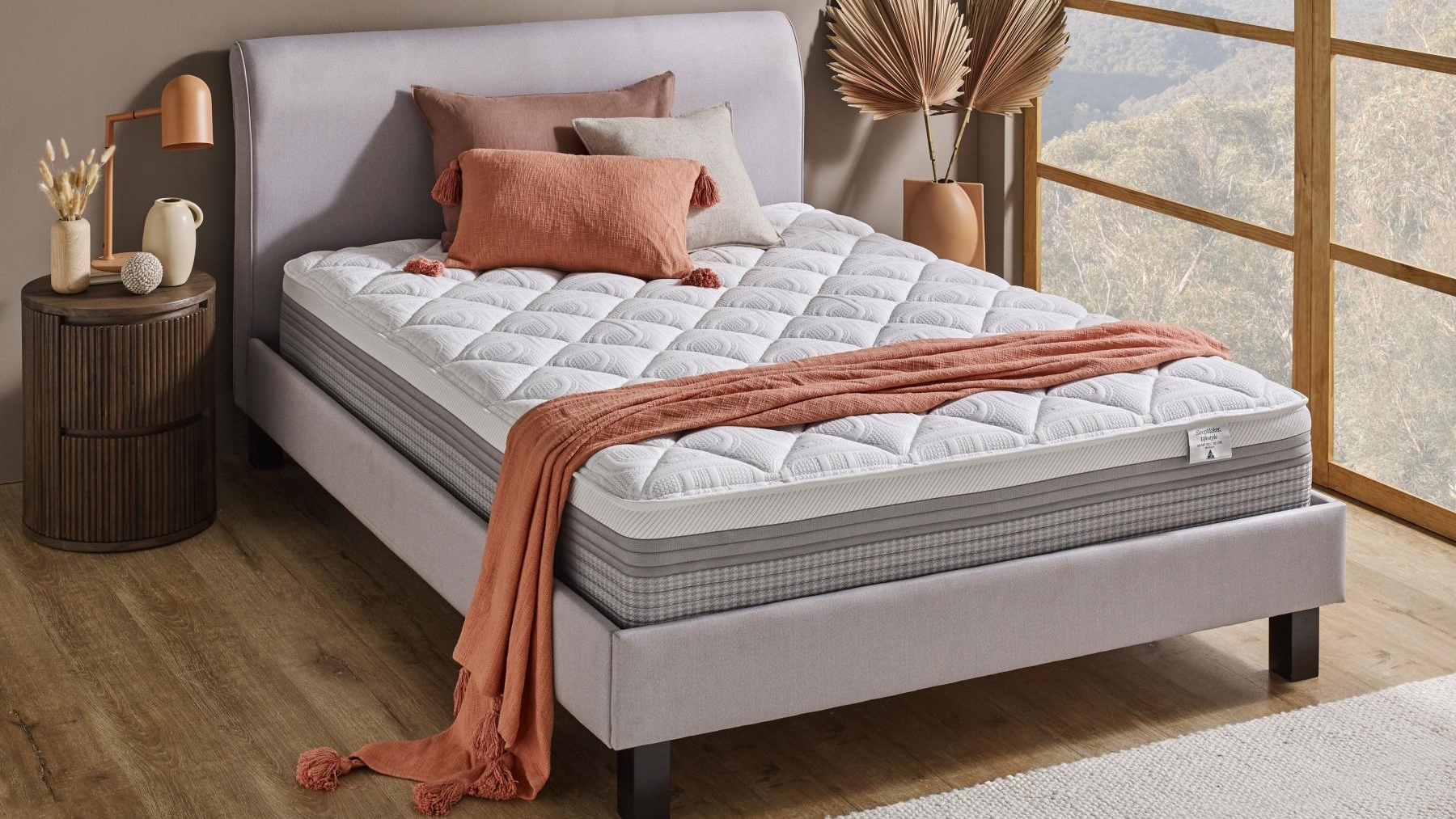 SleepMaker Smart Rest Deluxe Medium Mattress - King Single | Harvey Norman