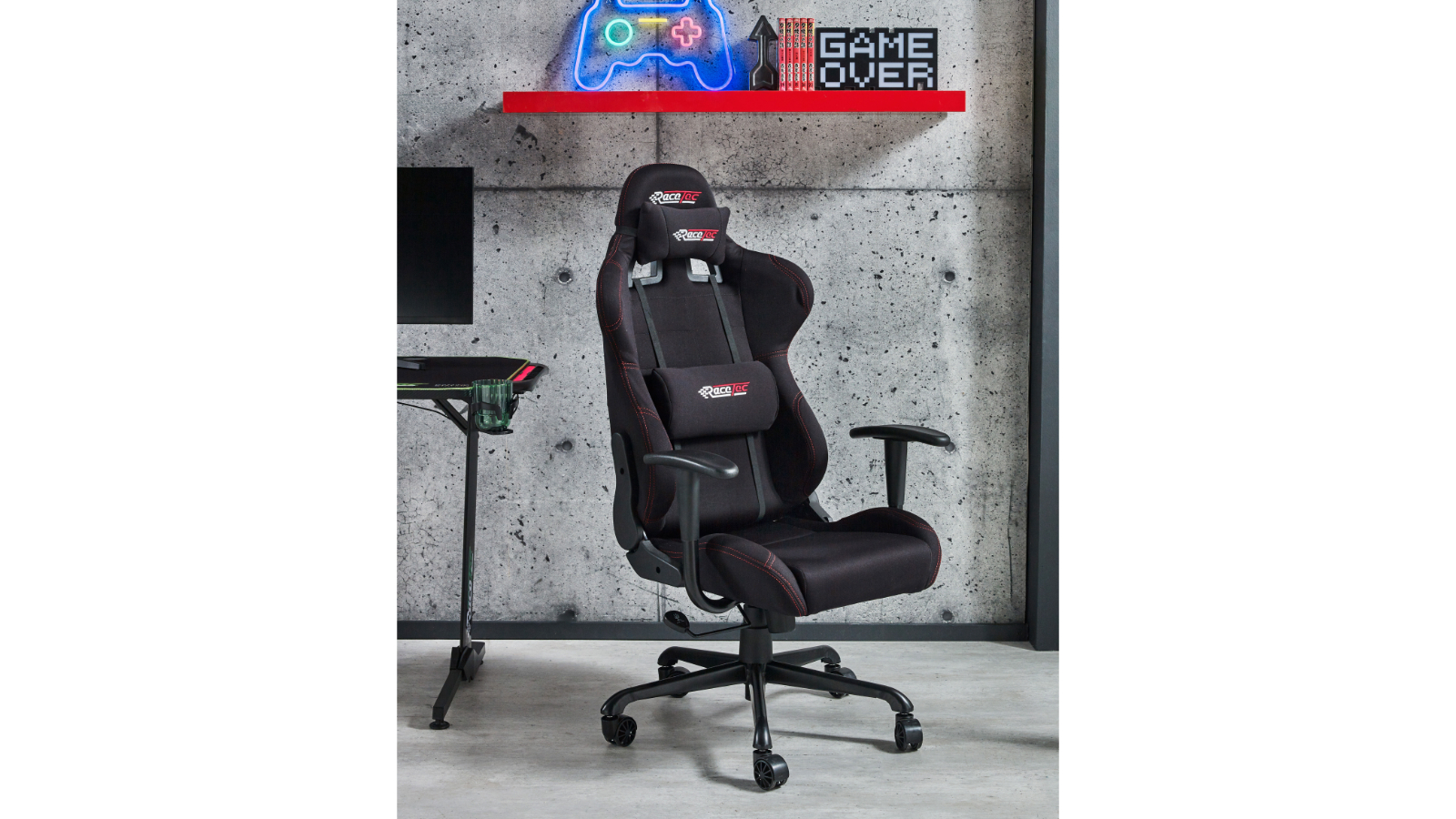 Raptor Race Tec MK2 Gaming Chair - Black | Harvey Norman