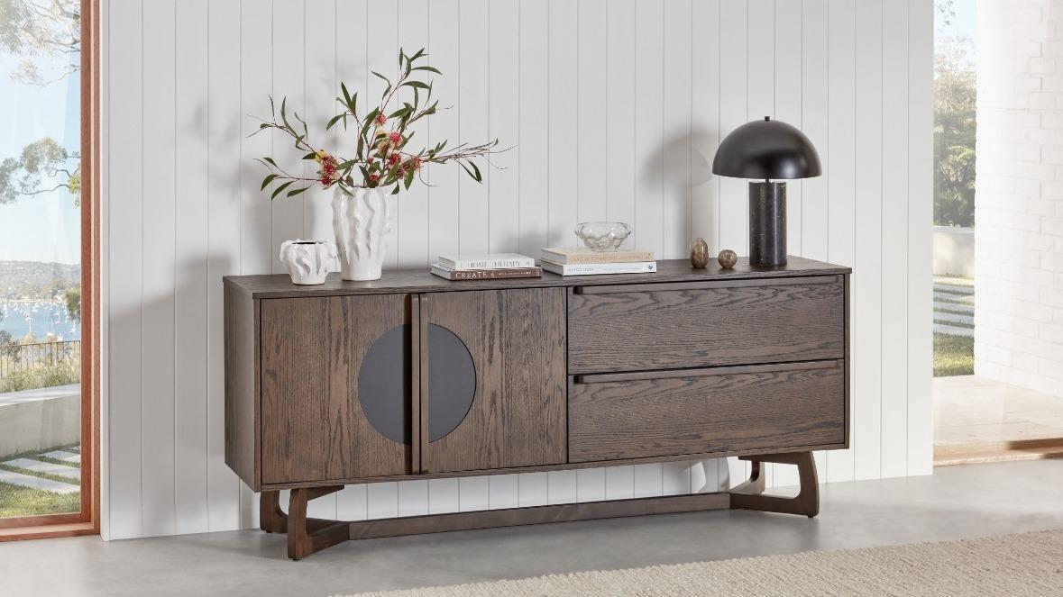 Malibu Buffet - Granite | Harvey Norman