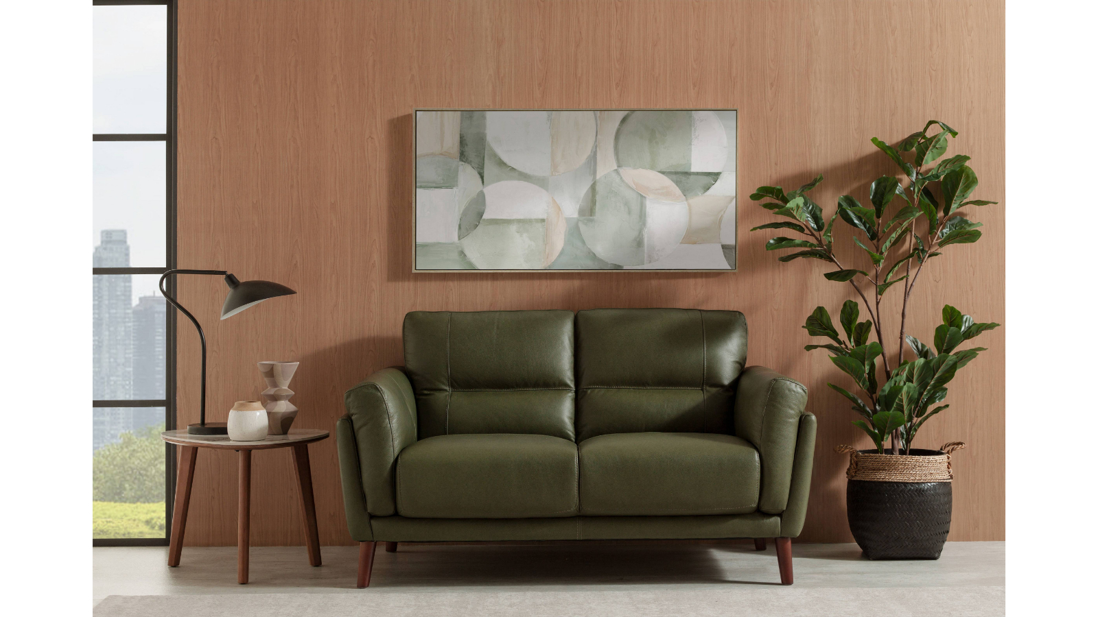 Loreo 2-Seater Leather Sofa | Harvey Norman