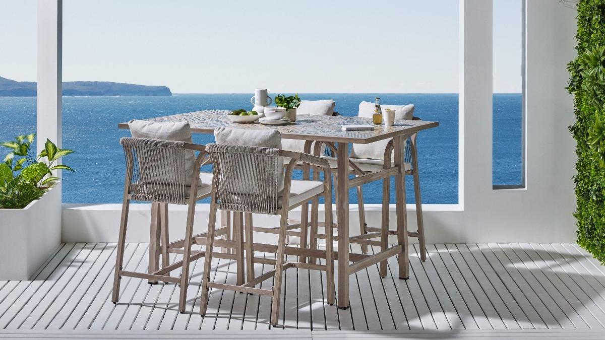Issa 5-Piece Outdoor Bar Setting | Harvey Norman