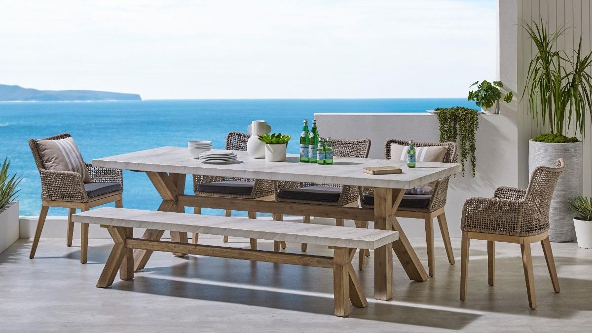 El Paso Outdoor Dining Table | Harvey Norman
