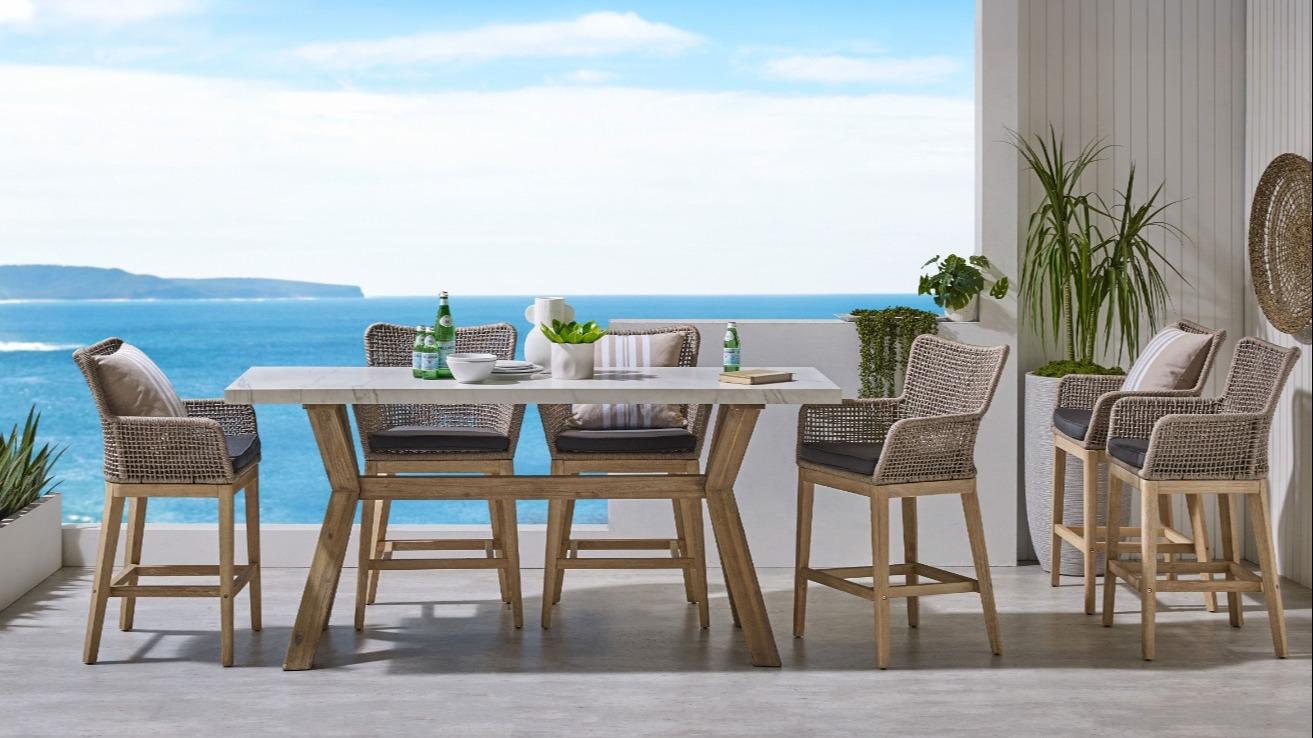El Paso Outdoor Bar Table | Harvey Norman