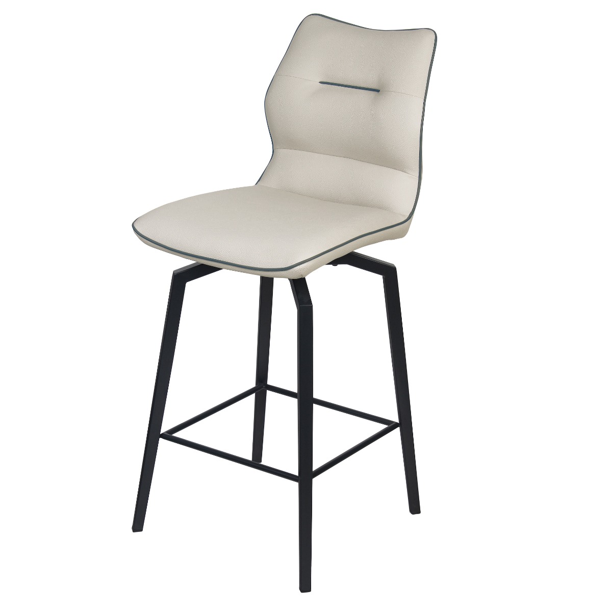 Aurora Swivel Bar Stool – Pearl PU | Harvey Norman