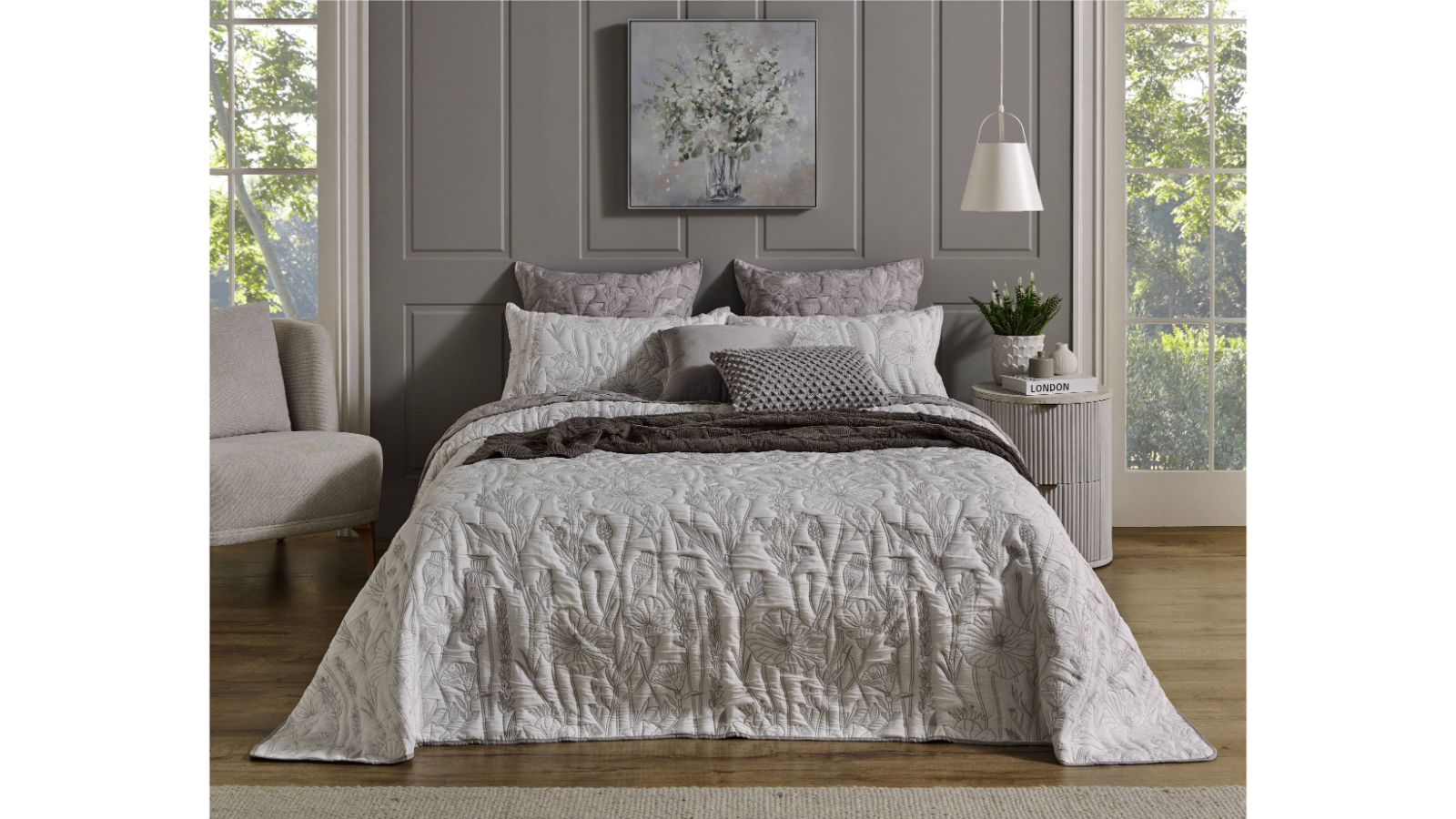 L'Avenue Lifestyle Annette Coverlet | Harvey Norman