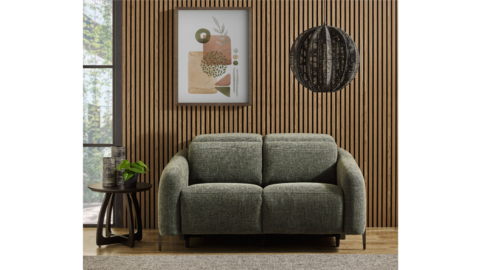 Napier 2-Seater Fabric Powered Recliner Sofa | Harvey Norman