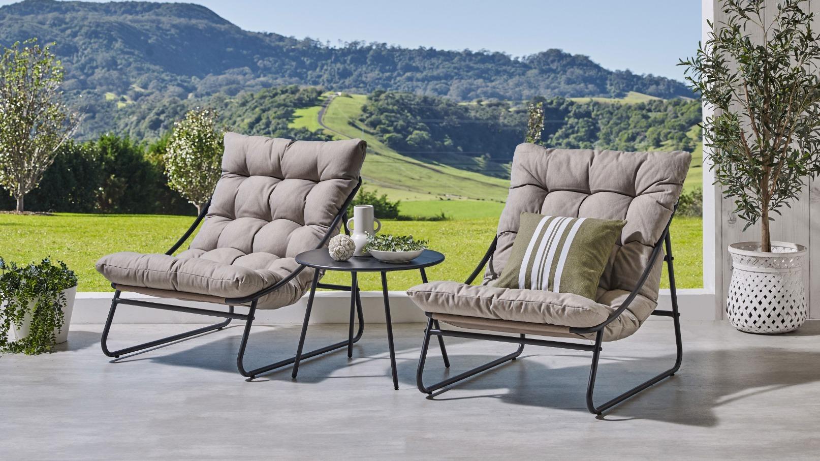 Stratus 3-Piece Outdoor Chat Setting | Harvey Norman