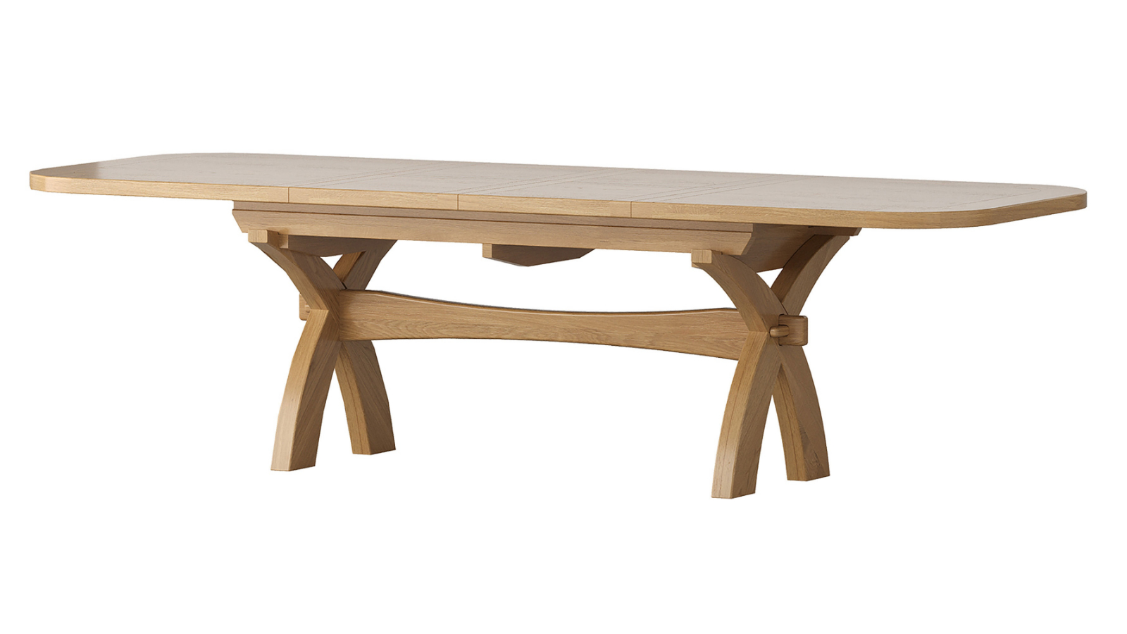 Tahoe X-Leg Rectangular Extension Dining Table | Harvey Norman