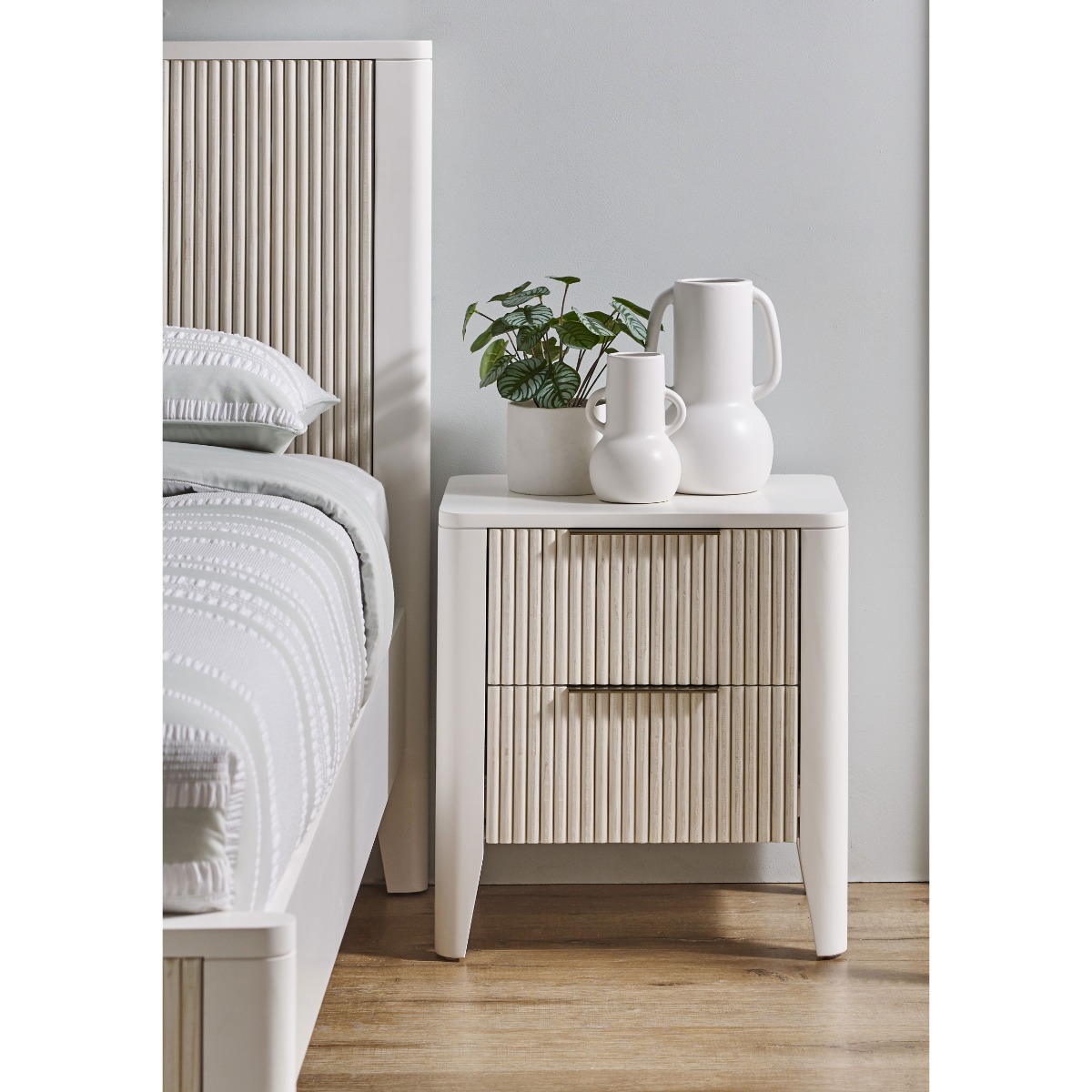 Haiti 2-Drawer Bedside Table | Harvey Norman