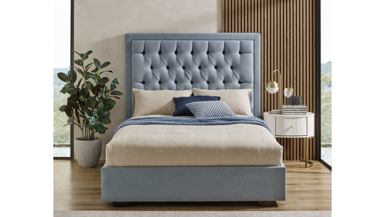 Byron Bed - Queen | Harvey Norman