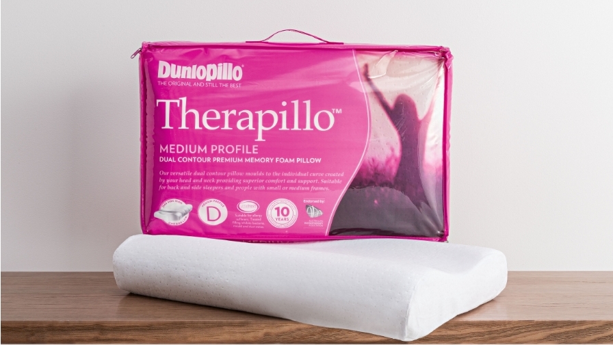 Therapillo Dual Contour Premium Memory Foam Medium Profile Pillow | Harvey Norman