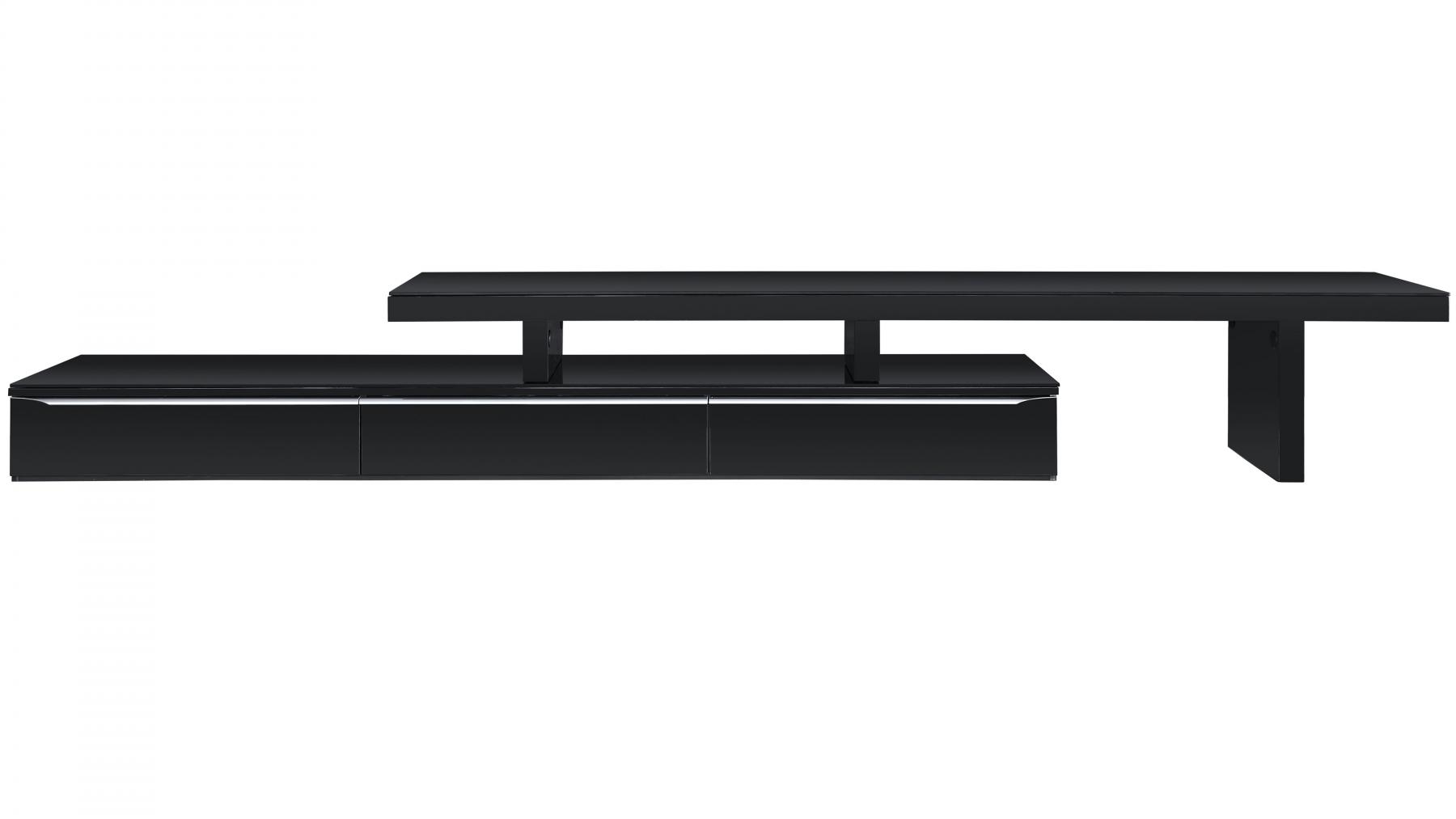 Felix 3-Drawer Entertainment Unit - Black | Harvey Norman