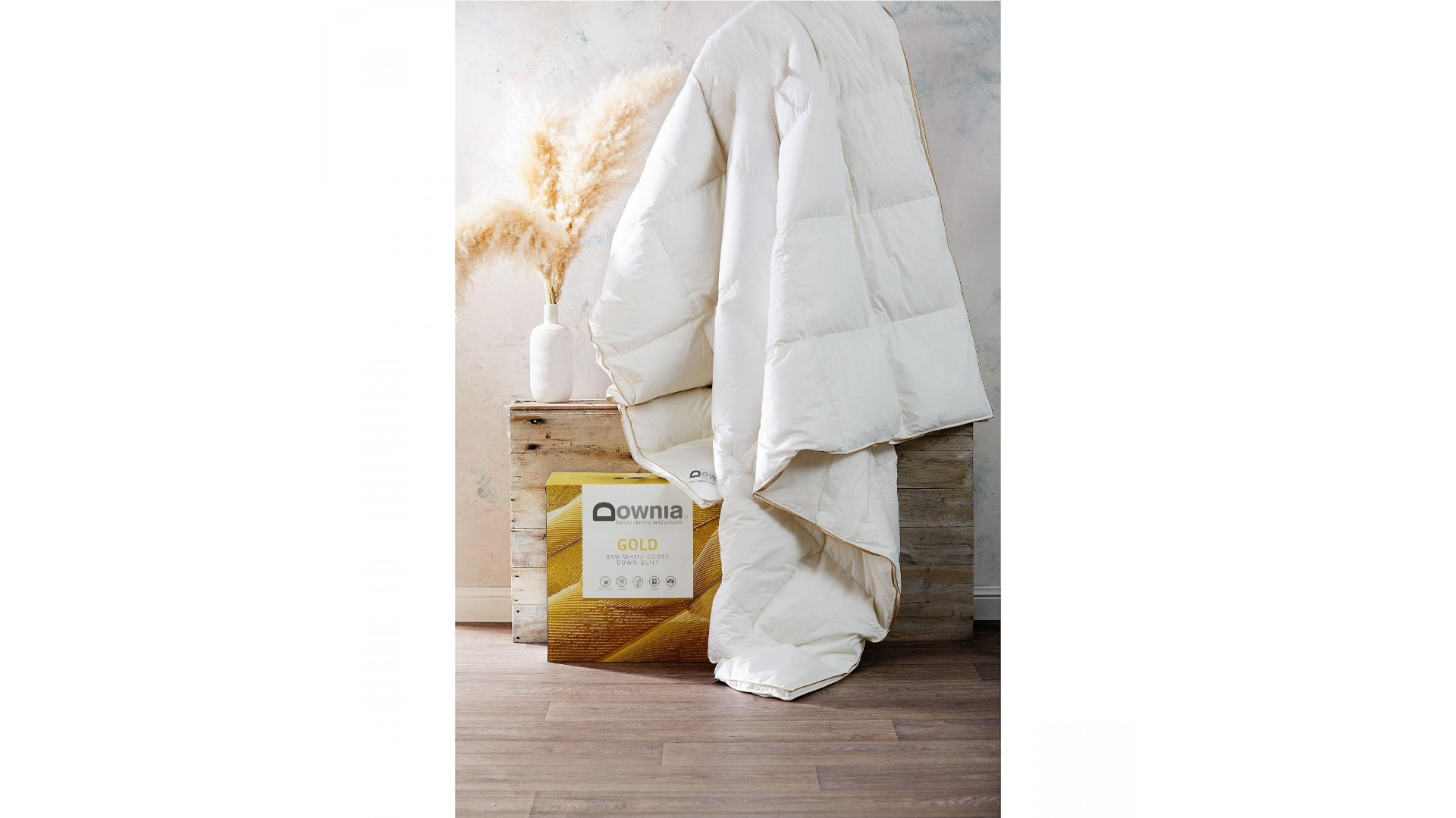 Downia Gold Goose Down Quilt - Single | Harvey Norman