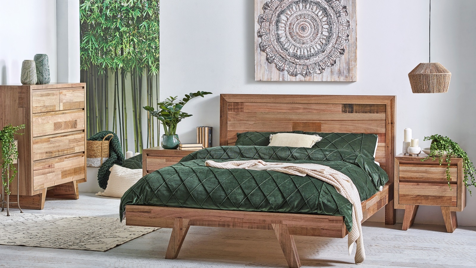 Adamson Queen Bed | Harvey Norman