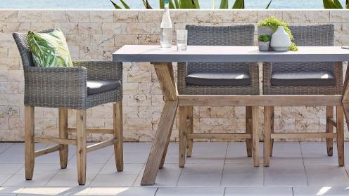Paso Outdoor Bar Chair Harvey Norman