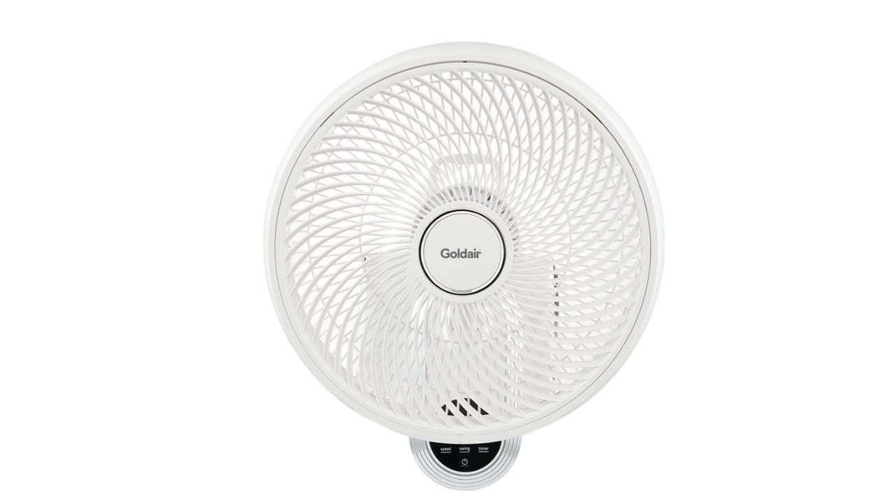Goldair Platinum 40cm Wall Fan with Wifi - White | Harvey Norman