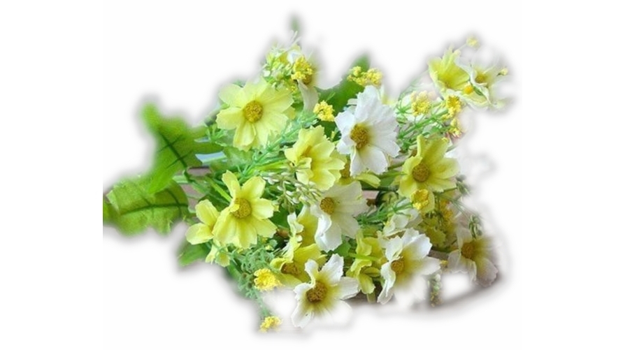 HOD 28 Head Cineraria Artificial Flower Bouquet - Green | Harvey Norman