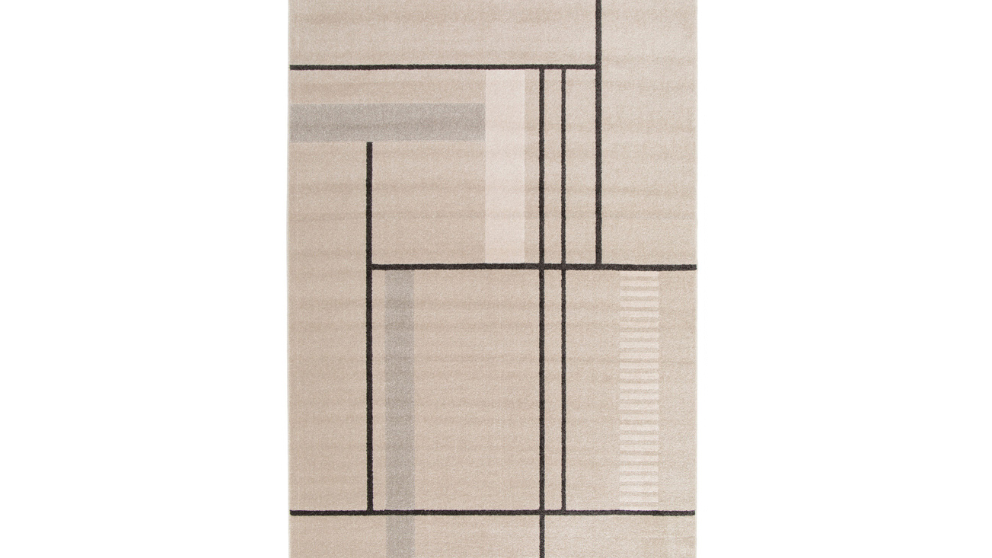 Urban Grid Neutral Rug | Harvey Norman