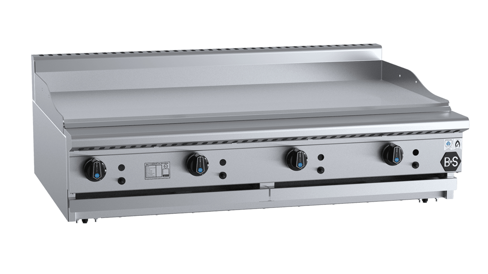 B+S Black Bench Mounted Natural Gas Grill Plate - 120cm | Harvey Norman