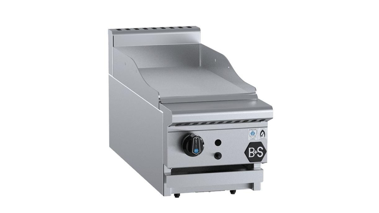 B+S Black Bench Mounted Natural Gas Grill Plate - 30cm | Harvey Norman