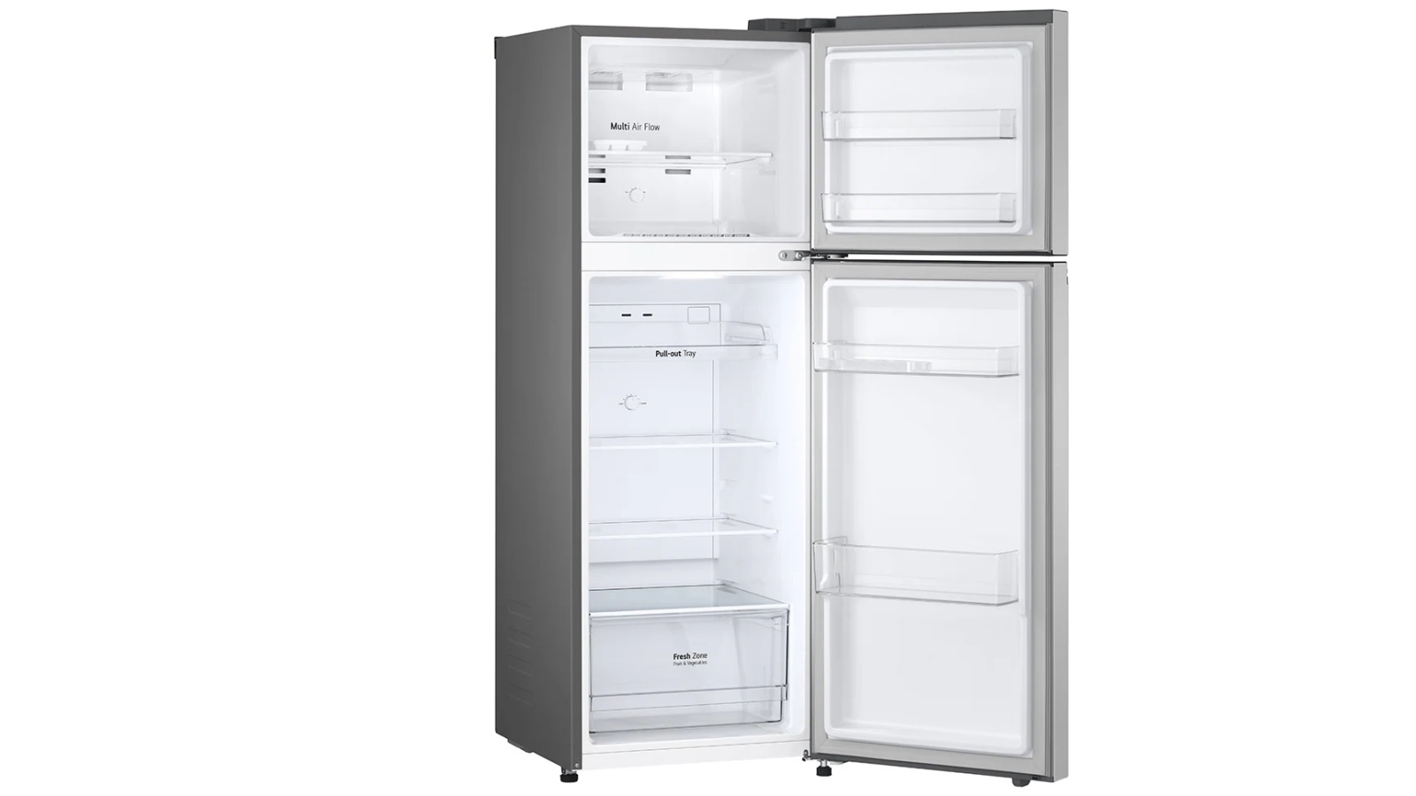 LG 243L Top Mount Fridge - Stainless | Harvey Norman