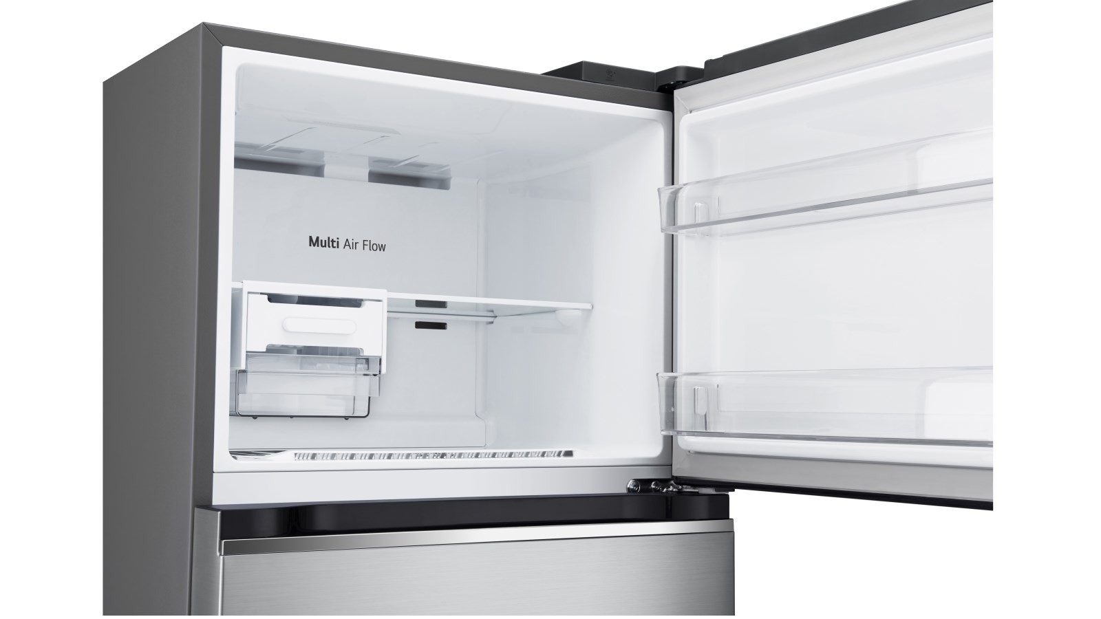 LG 315L Top Mount Fridge with Flatdoor Platinum Finish | Harvey Norman