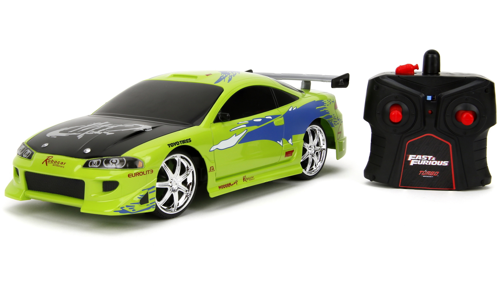 RC Land Fast and Furious Mitsubishi Eclipse 2.4Ghz 1:16 Remote Control ...