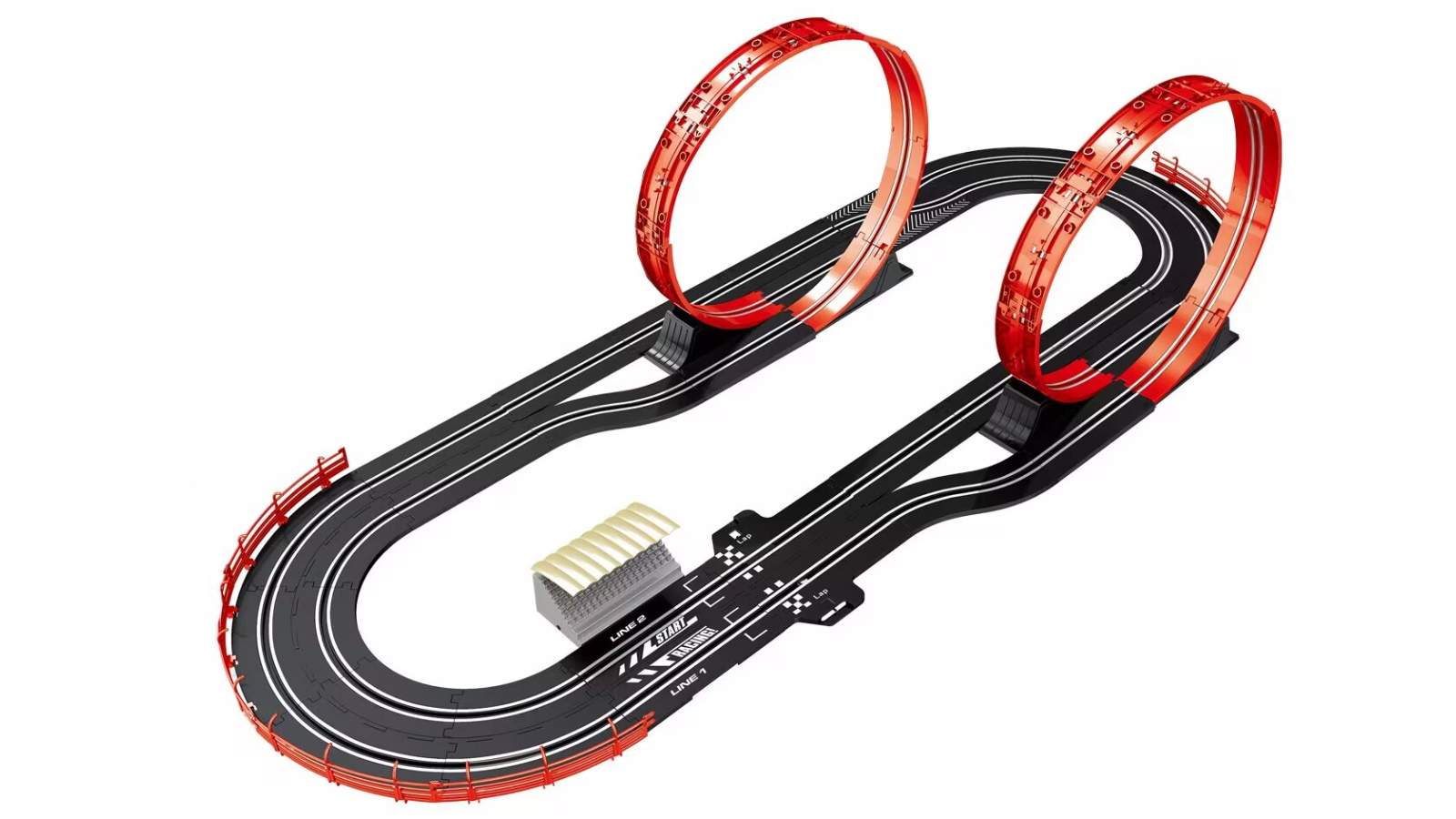 RC Land Slot Car Set with 3 in 1 Track 560cm Harvey Norman